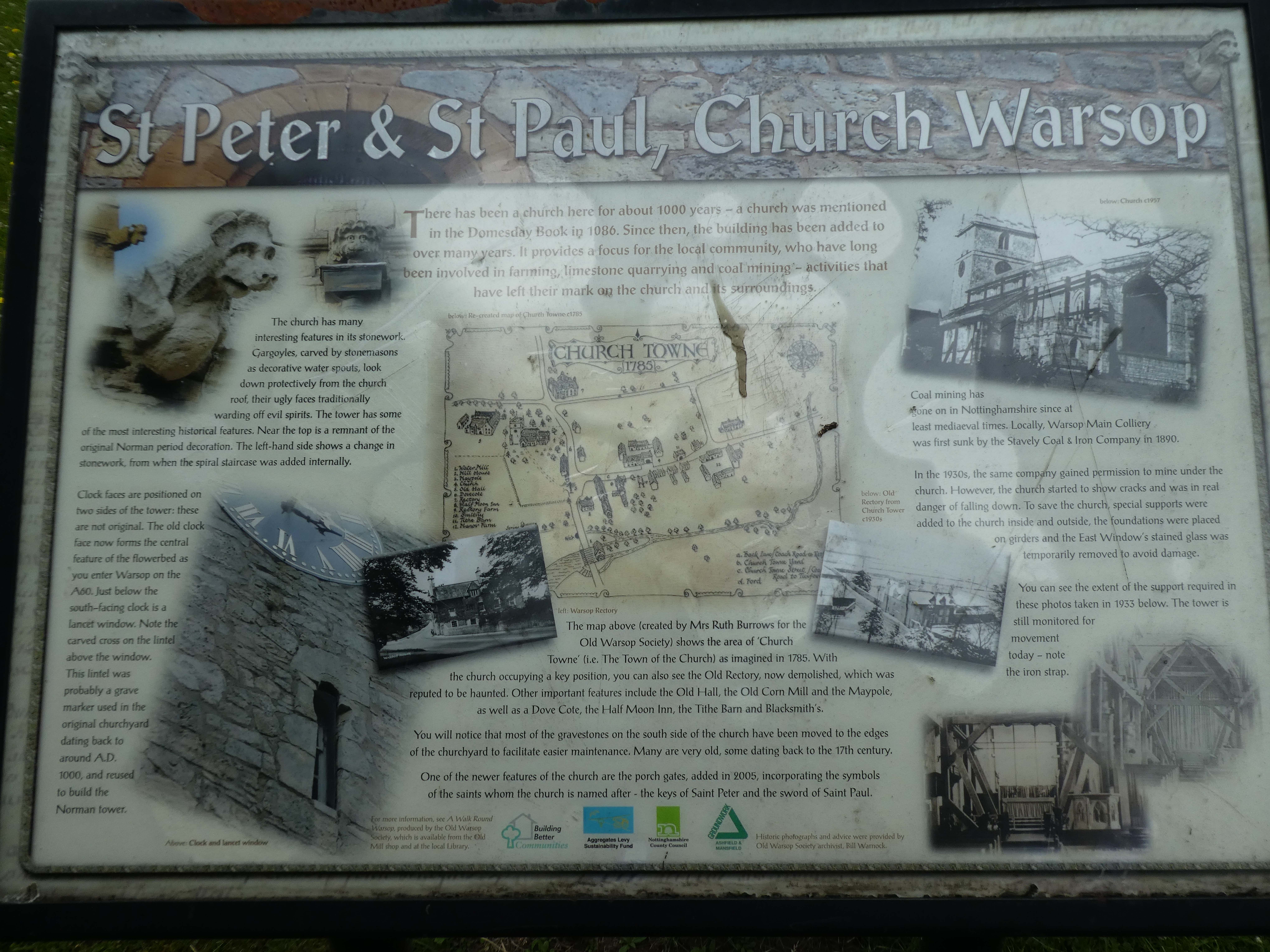 Warsop Church and Cenotaph | Uncategorized | Our Mansfield & Area