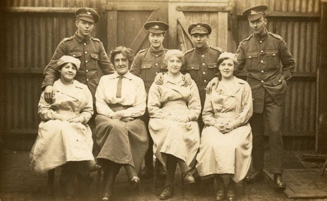 Women at Clipstone Camp | Clipstone, World War I, World War One | Our ...