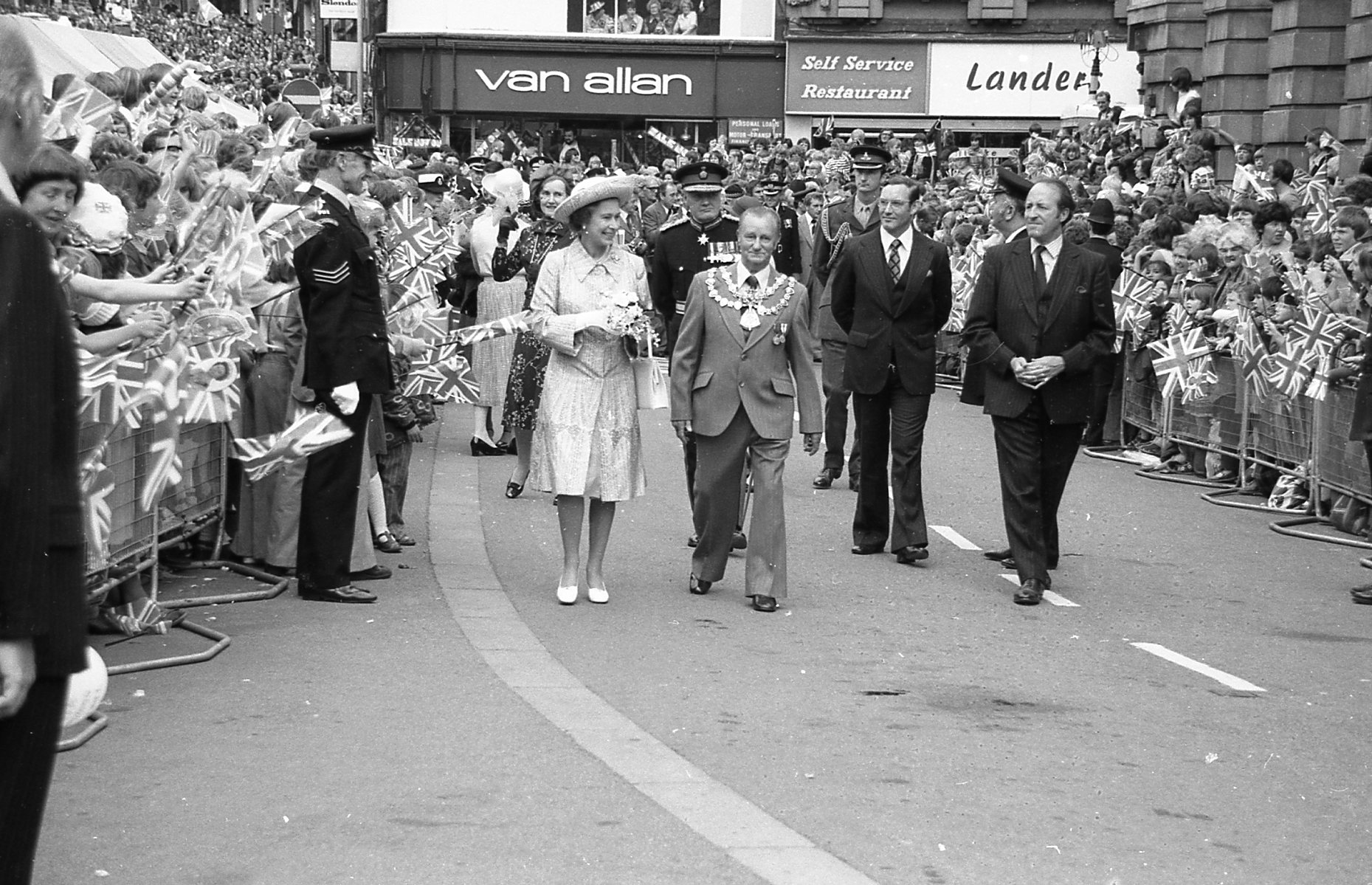 Royal Visit to Mansfield 1977 | Royal Events | Our Mansfield & Area